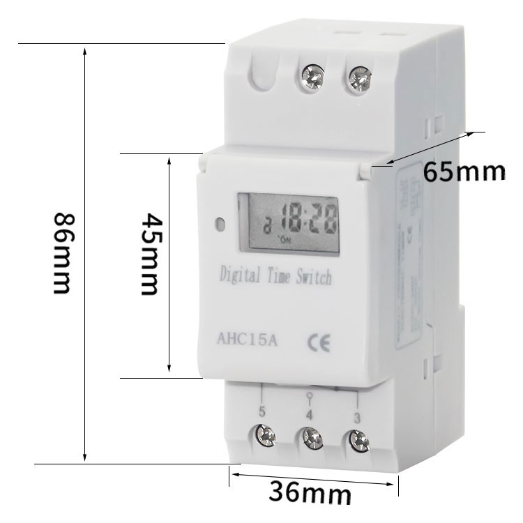 LCD Display Guide Time Control Switch - Yuxuan Technologies