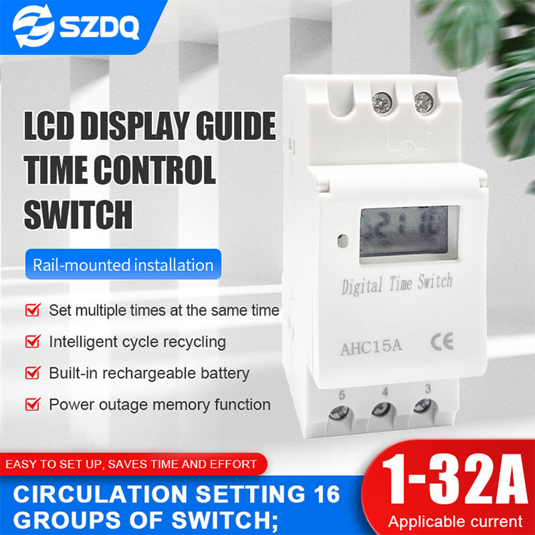 LCD Display Guide Time Control Switch - Yuxuan Technologies