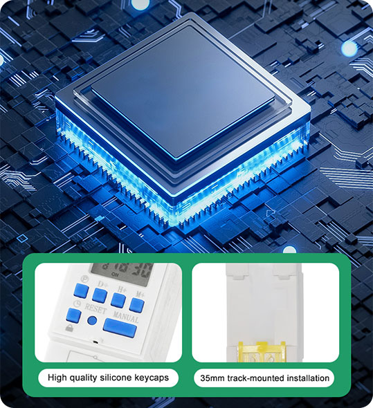 LCD Display Guide Time Control Switch - Yuxuan Technologies